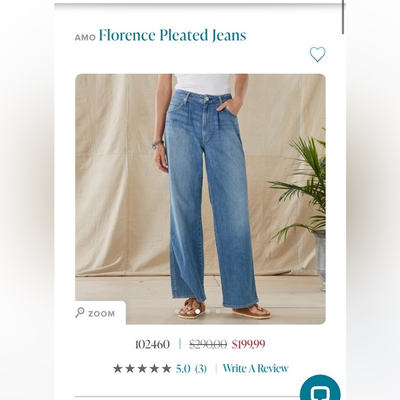 Sundance | Jeans | Nwt Sundance Florence Pleated Jeans | Poshmark